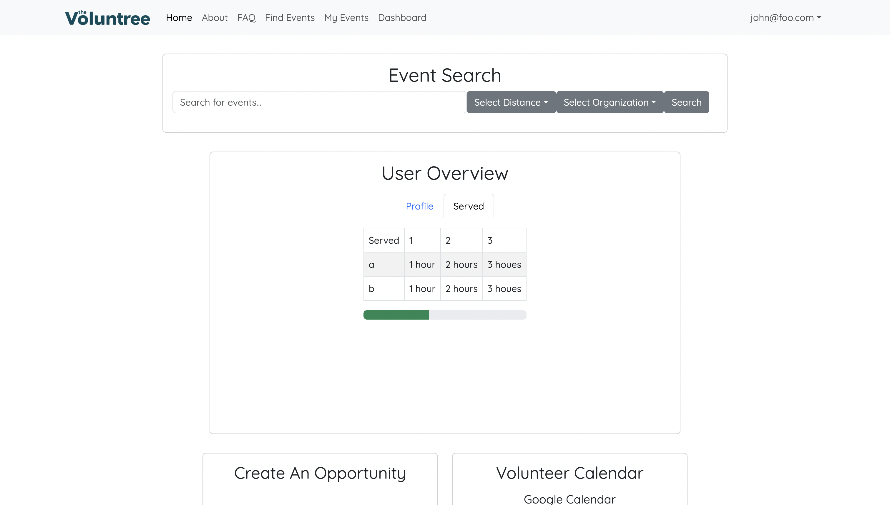 Ube-Dev | A volunteer management system that matches willing volunteers with nonprofits, and ...